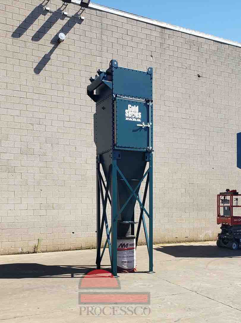 3,000 CFM cartridge-type dust collection system–reconditioned
