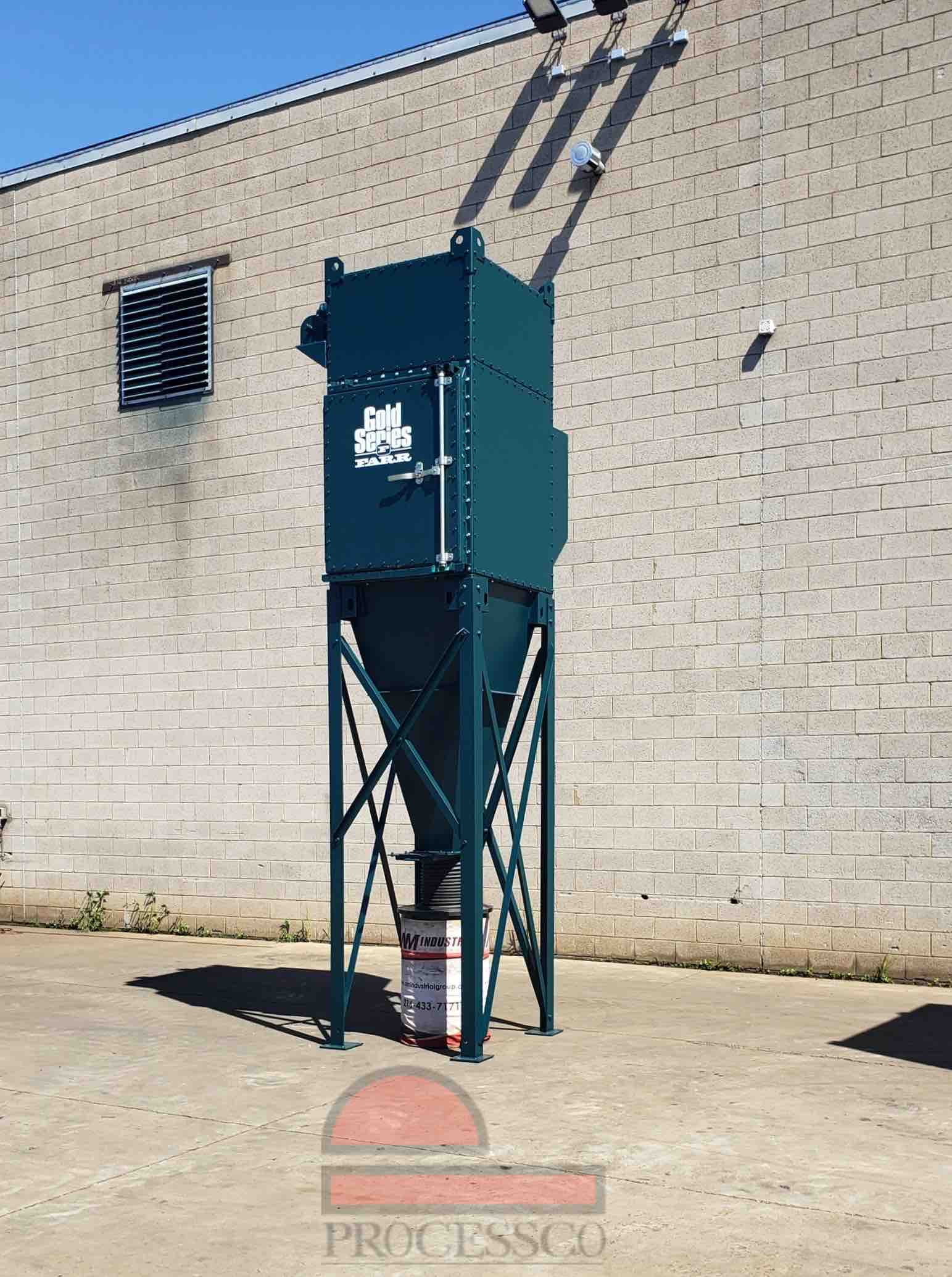 3,000 CFM cartridge-type dust collection system–reconditioned