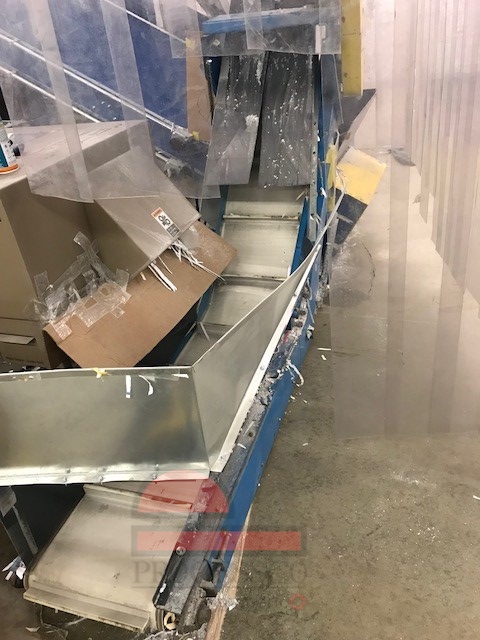 17.5'' Wide x 5' Long - Inclined Infeed Conveyor