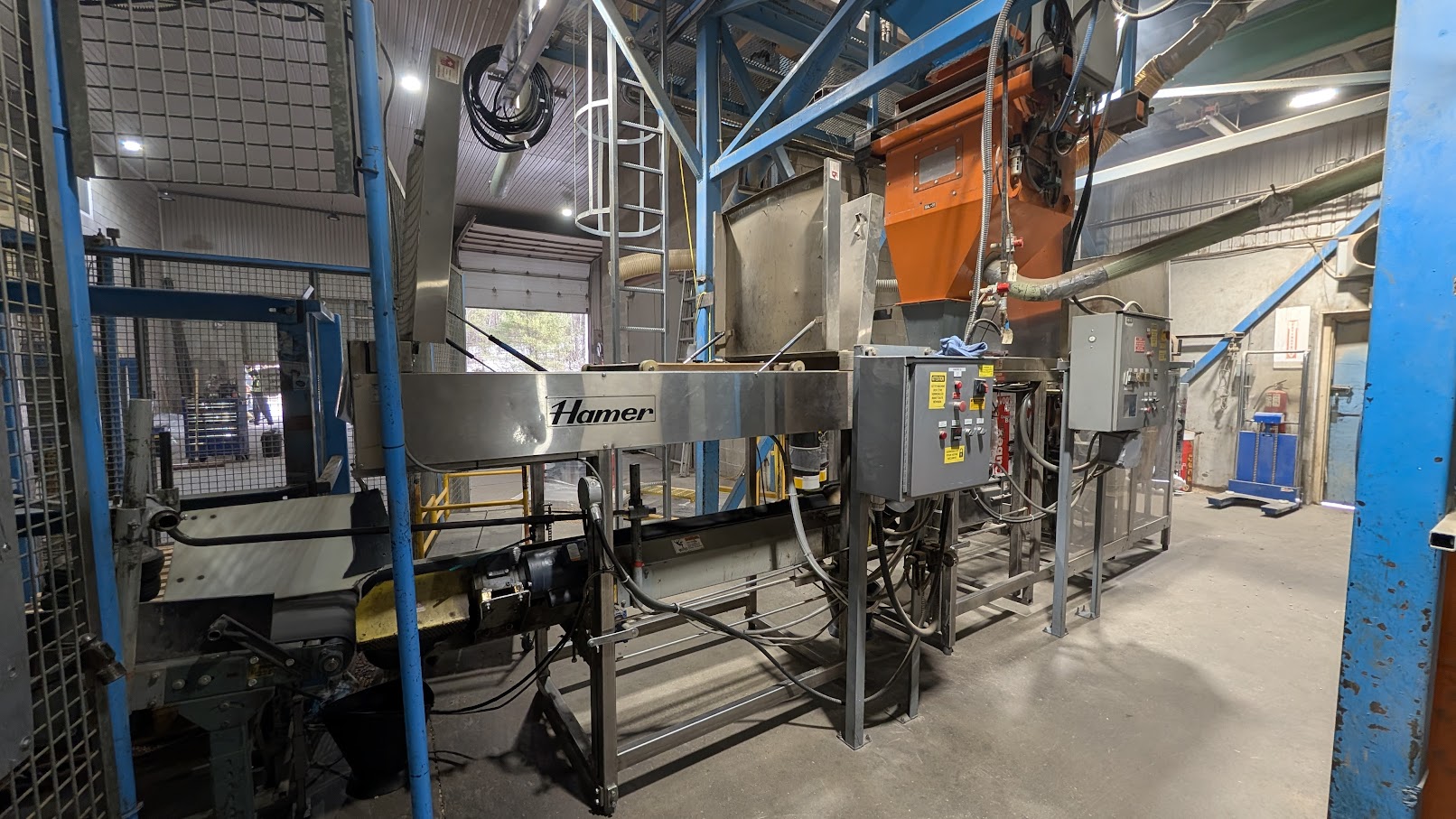 HAMER 2040 Bagging FFS with Palletizes Robotic complete System